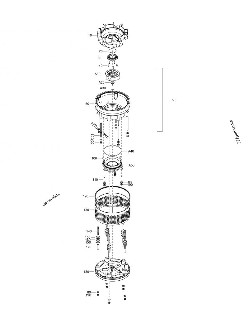 3081691292 Wear parts kit D70L 50Hz - Atlas Copco spare part | 777parts.com