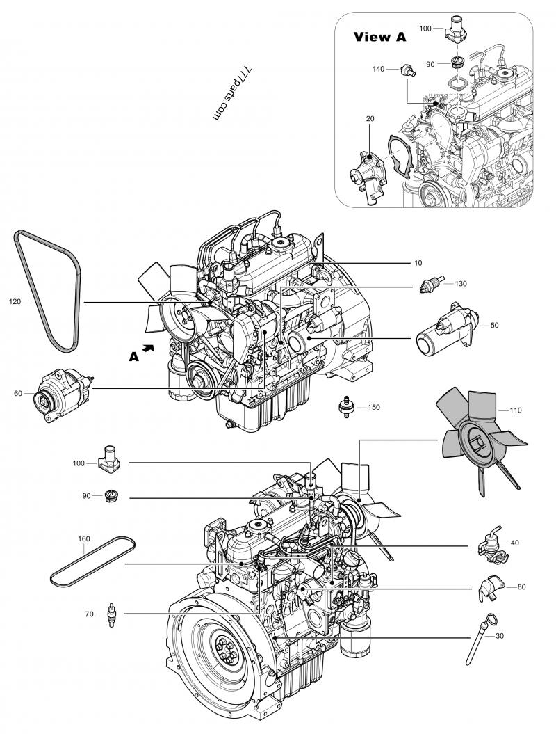 V4 Engine Diagram