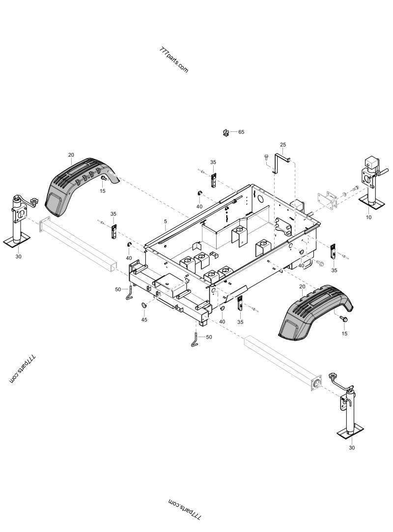 1092642100 Lifting jack side wind drawbar - Atlas Copco spare part ...
