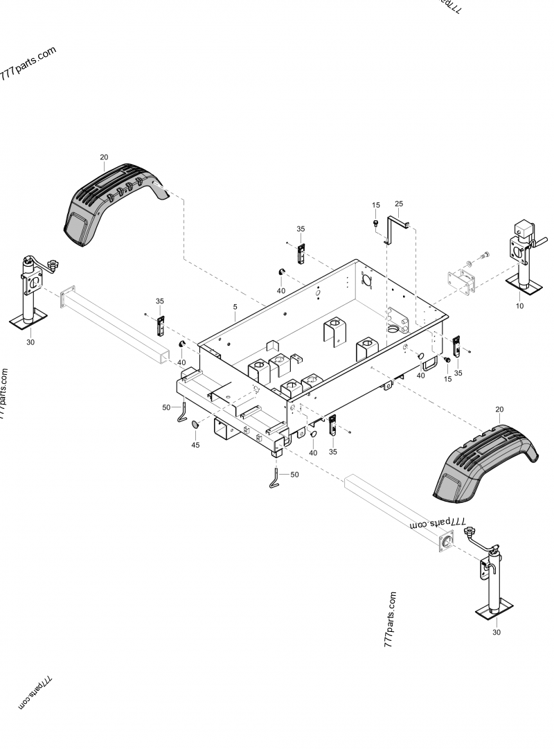 1092642100 Lifting jack side wind drawbar - Atlas Copco spare part ...