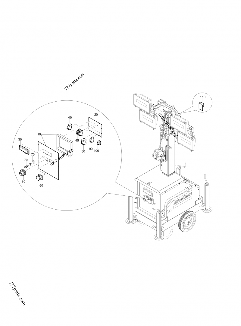 1636007780 Window screen - Atlas Copco spare part | 777parts.com