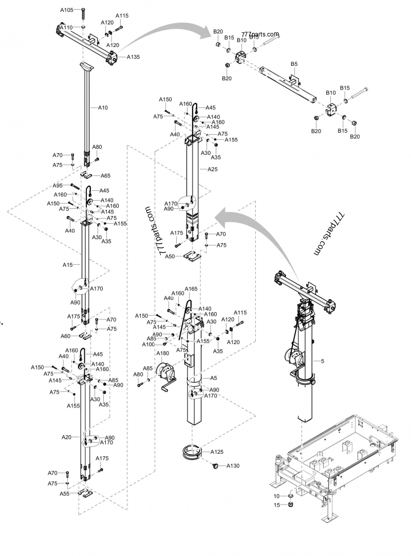 1094053200 Bracket lamp - Atlas Copco spare part | 777parts.com