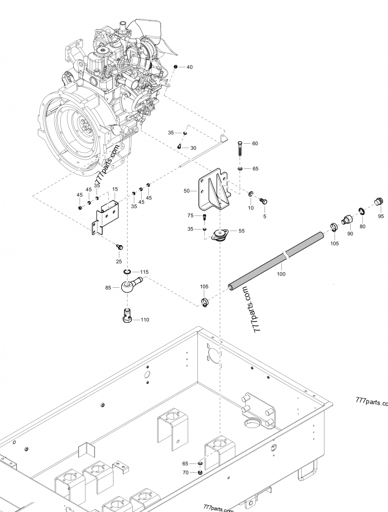 1094073100 Buffer light tower - Atlas Copco spare part | 777parts.com