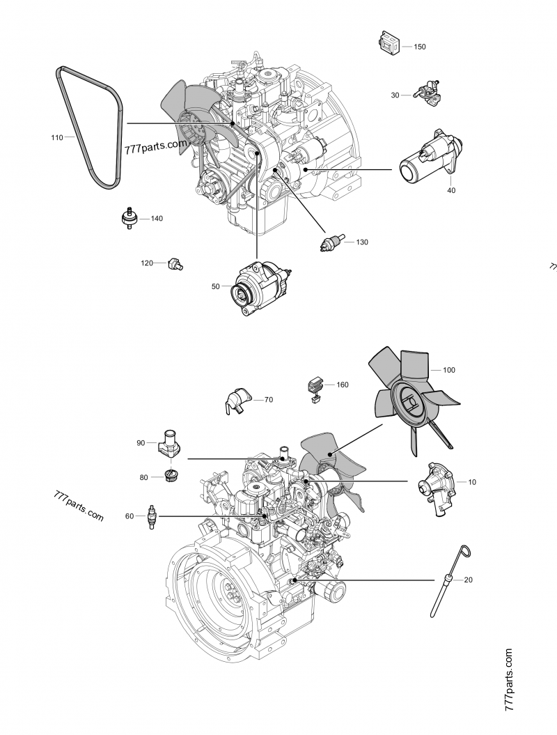 1094190065 Starter motor - Atlas Copco spare part | 777parts.com