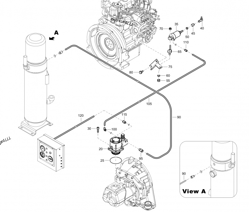 1638123181 Housing valve - Atlas Copco spare part | 777parts.com
