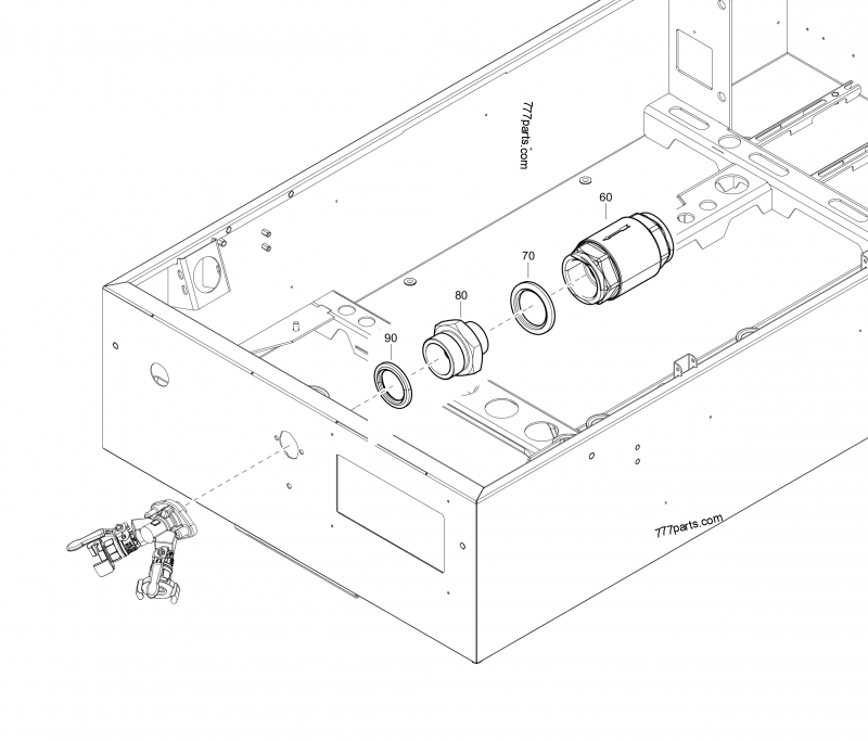 1615961500 Non return valve - Atlas Copco spare part | 777parts.com