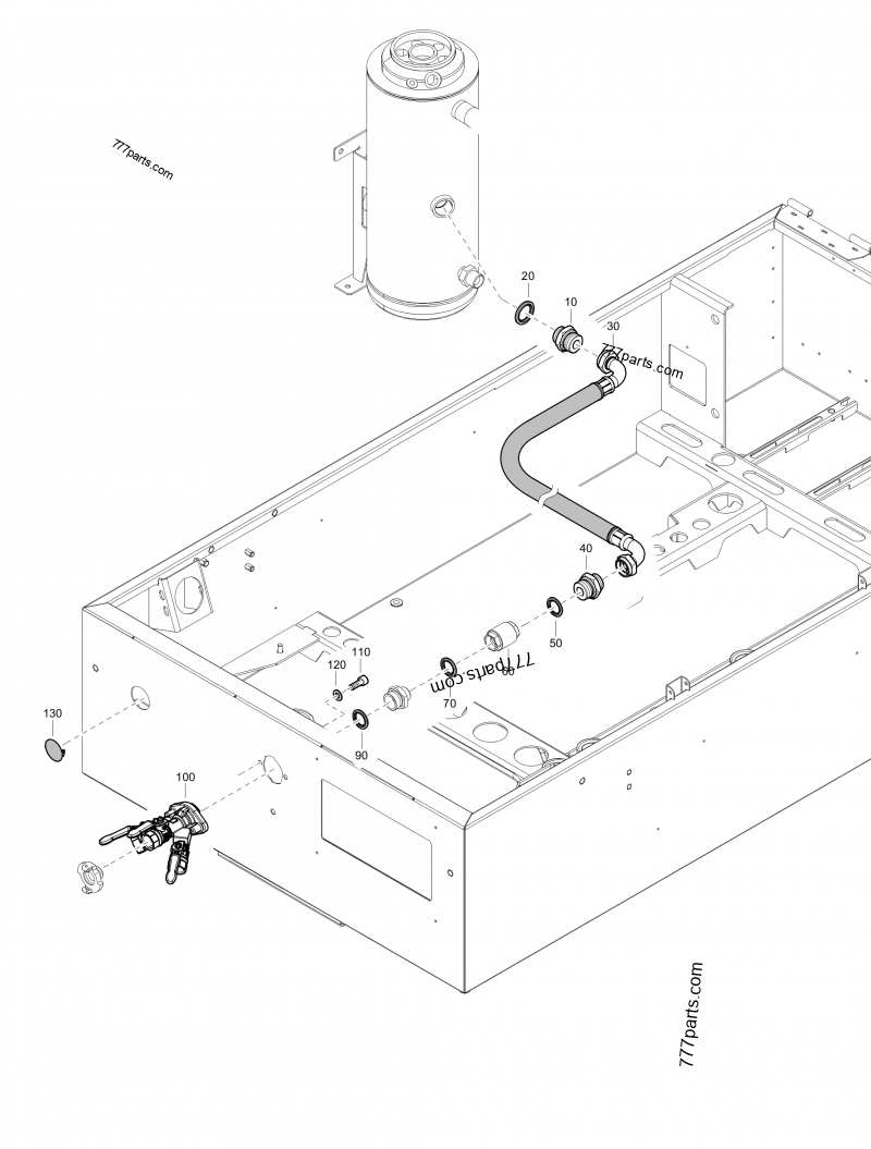 1615961500 Non return valve - Atlas Copco spare part | 777parts.com