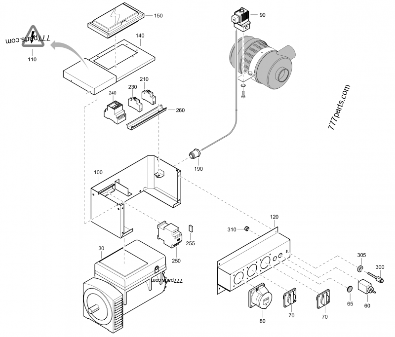 1088100101 Warning label - Atlas Copco spare part | 777parts.com