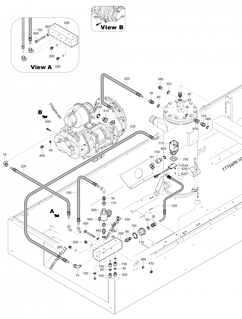 1607852288 Pressure sensor - Atlas Copco spare part | 777parts.com