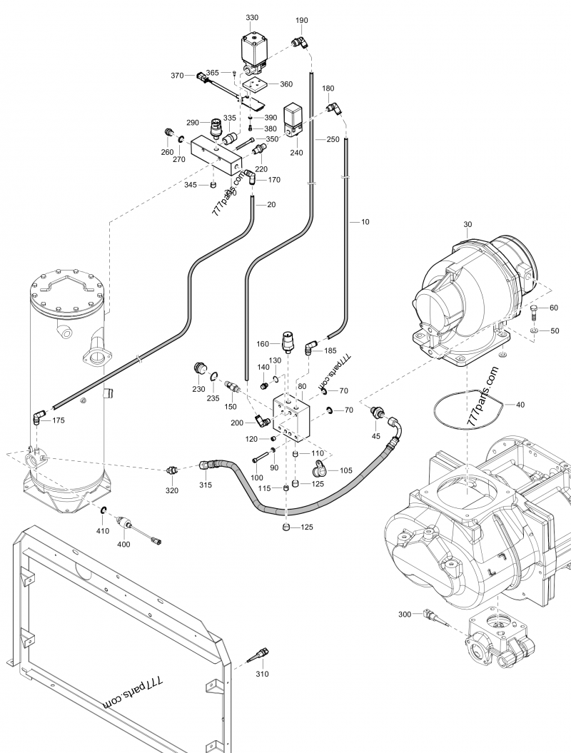 1607852288 Pressure sensor - Atlas Copco spare part | 777parts.com