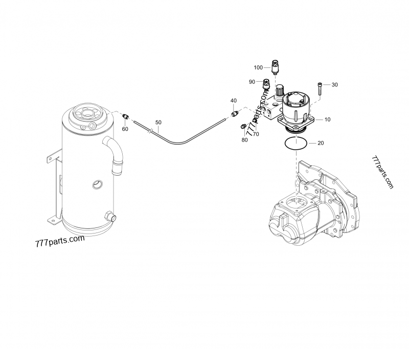 1607852288 Pressure sensor - Atlas Copco spare part | 777parts.com