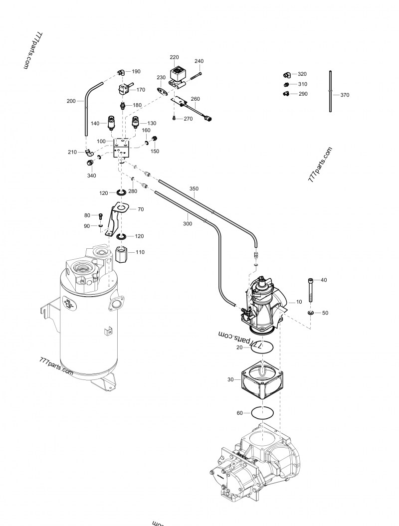 1607852288 Pressure sensor - Atlas Copco spare part | 777parts.com