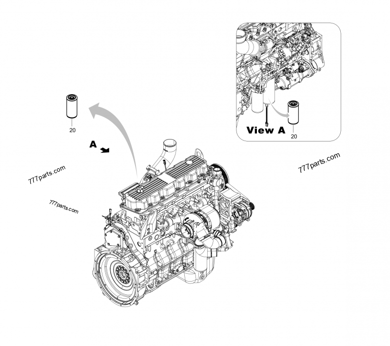 1094190072 Water separator - Atlas Copco spare part | 777parts.com