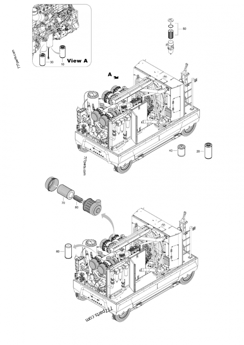 1094190075 Engine lubricant filter - Atlas Copco spare part | 777parts.com