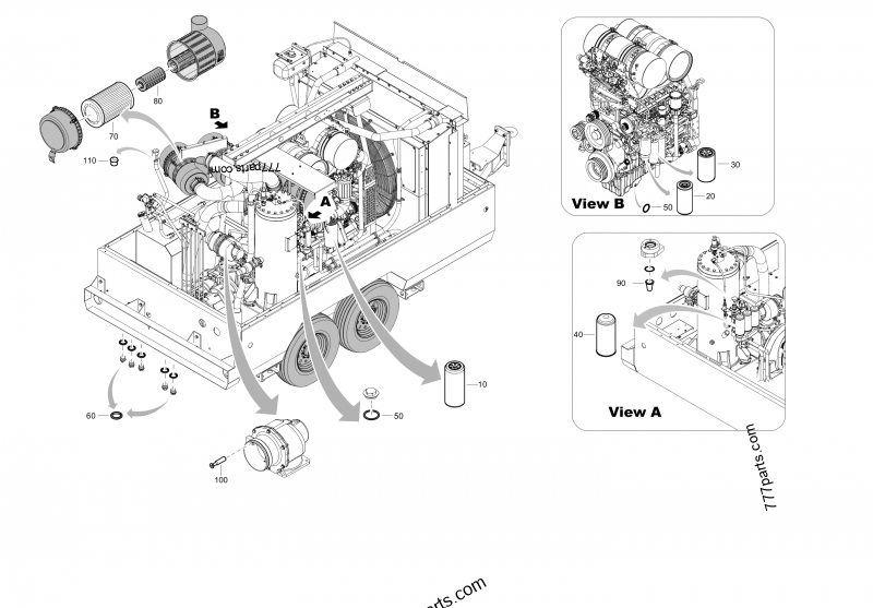 2912443006 Service pack 1000 hours - Atlas Copco spare part | 777parts.com