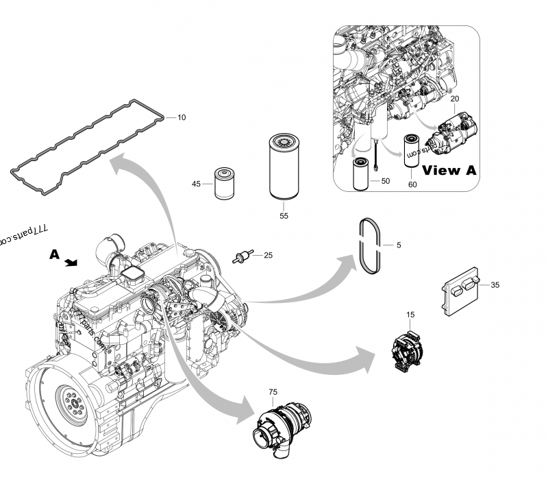 1094190078 Engine lubricant filter - Atlas Copco spare part | 777parts.com