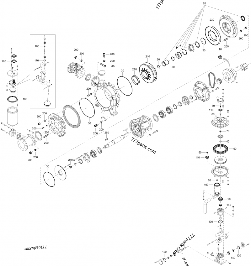 4810069686 Set of gaskets - Atlas Copco spare part | 777parts.com