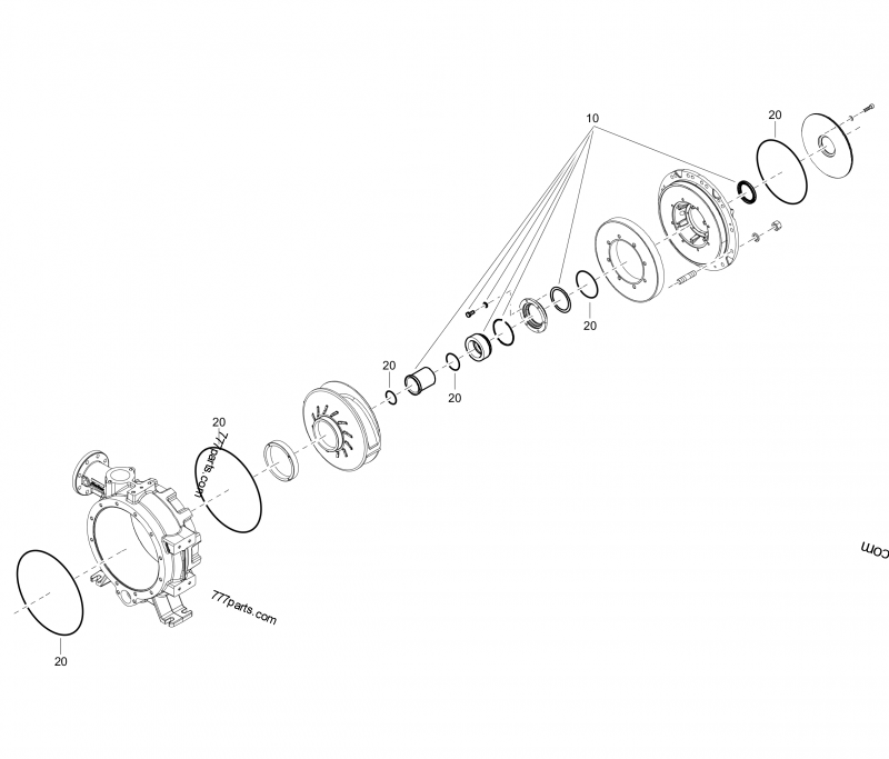 4810069686 Set of gaskets - Atlas Copco spare part | 777parts.com