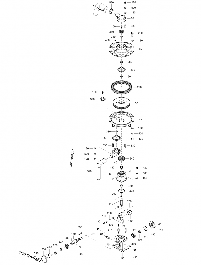 4810072789 Bearing cover - Atlas Copco spare part | 777parts.com