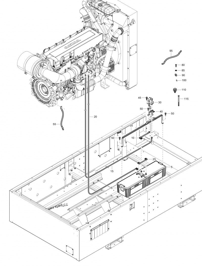 1097941701 Grounding cable - Atlas Copco spare part | 777parts.com