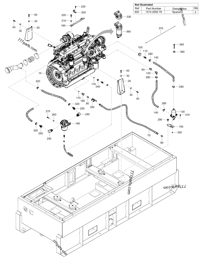 1310226950 Bracket - Atlas Copco spare part | 777parts.com
