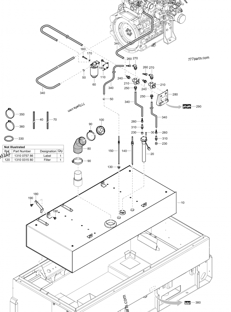 1310600009 Bracket - Atlas Copco spare part | 777parts.com