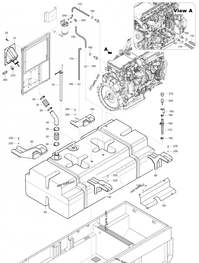 1310970480 Bracket - Atlas Copco spare part | 777parts.com