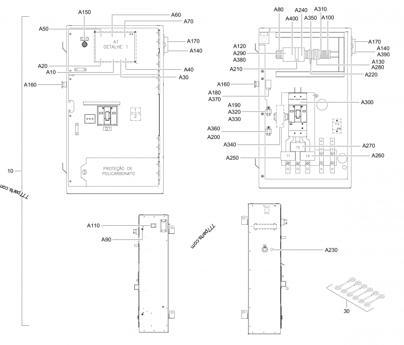 Case Electrical Panel Drawing