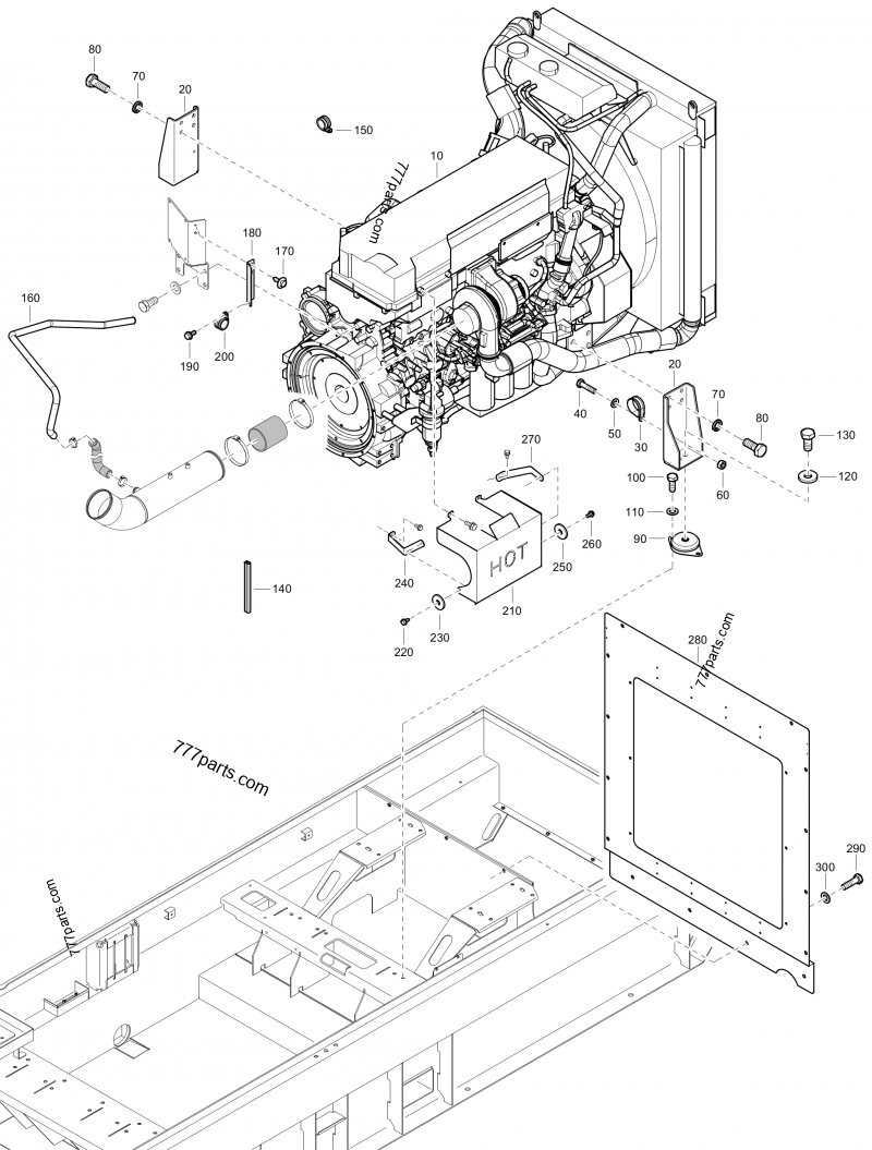 1626777700 Bracket - Atlas Copco spare part | 777parts.com