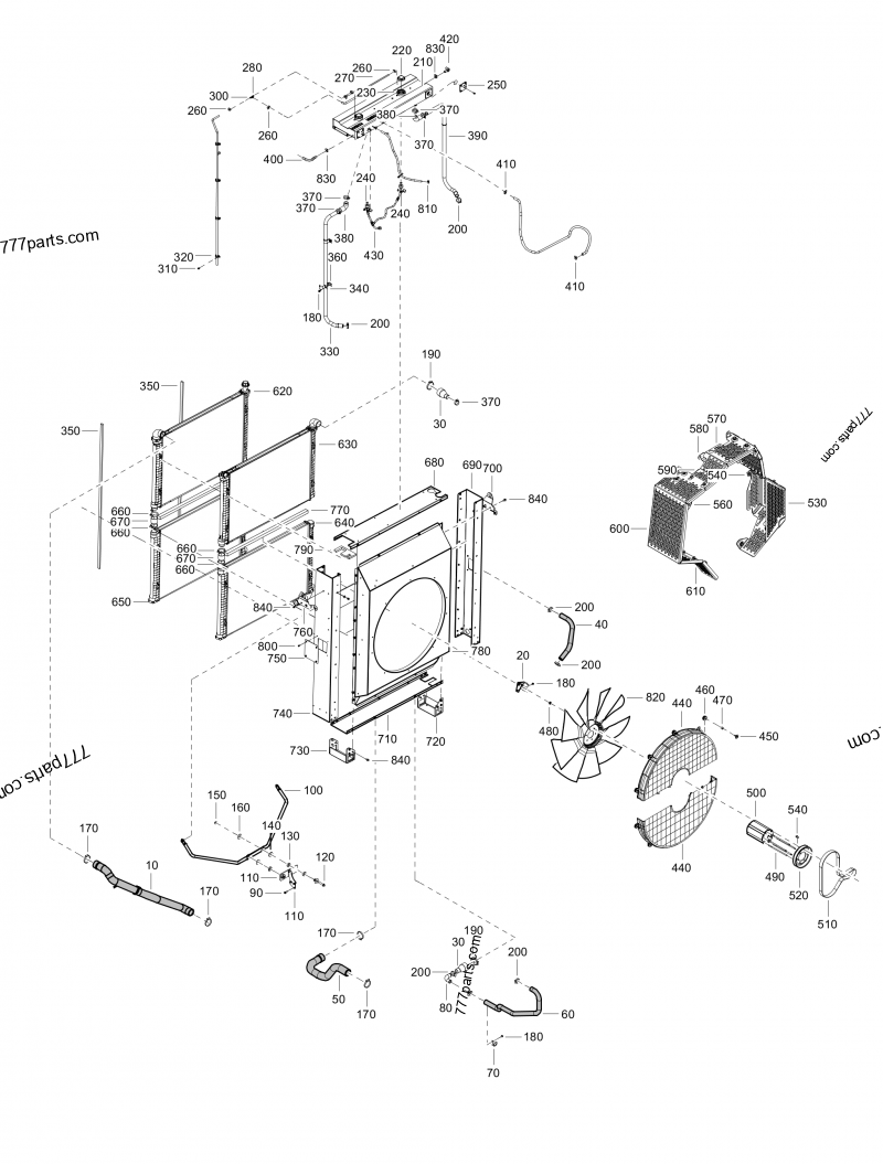 1310266965 Frame - Atlas Copco spare part | 777parts.com