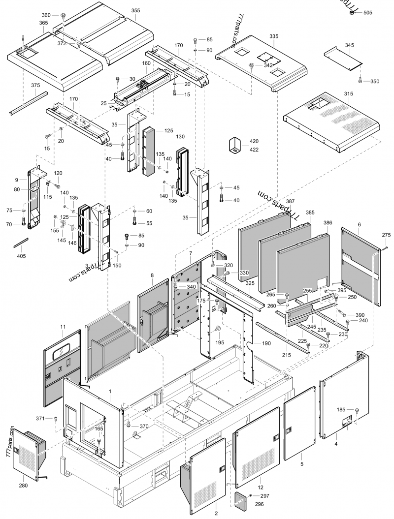 1640051040 Corner assy - Atlas Copco spare part | 777parts.com