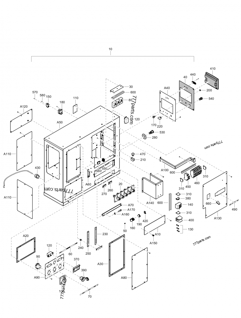 1310265443 Handle - Atlas Copco spare part | 777parts.com
