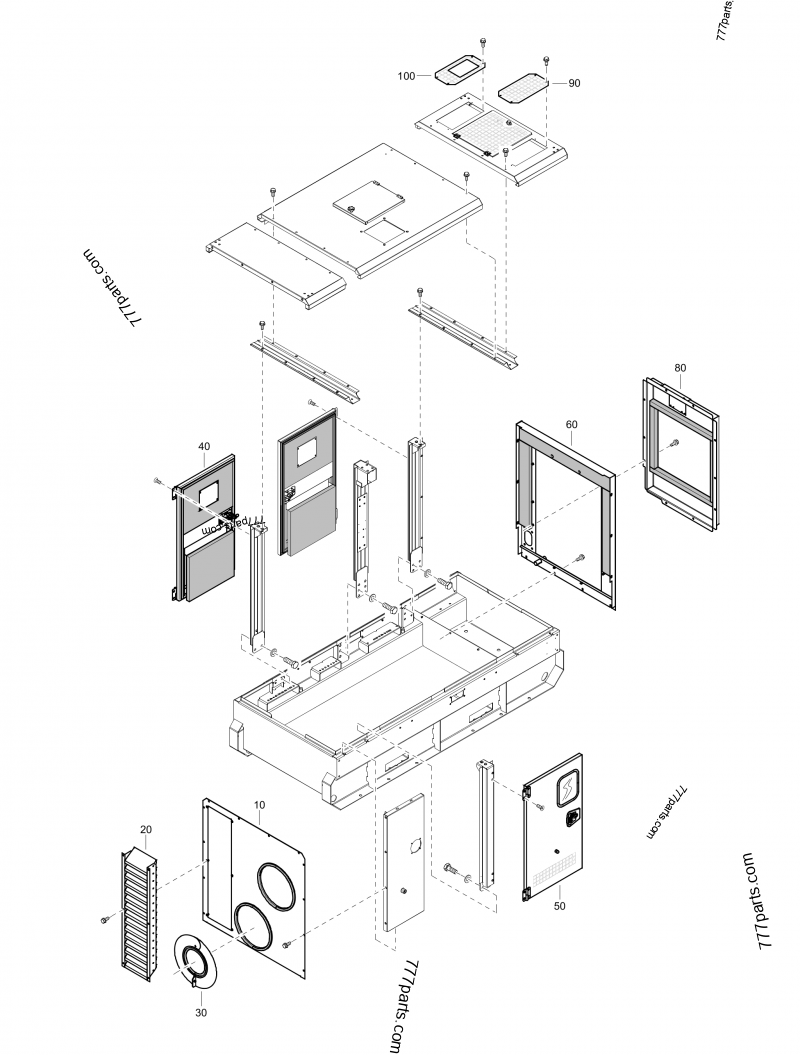 4810074414 Panel assembly - Atlas Copco spare part | 777parts.com