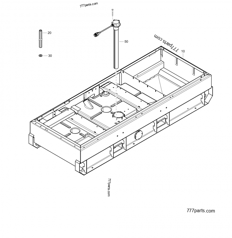 1636028748 Frame assembly - Atlas Copco spare part | 777parts.com