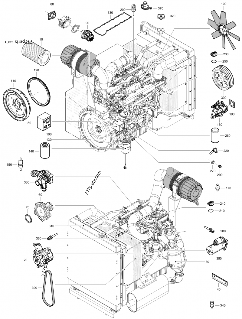 4810060634 Starter motor - Atlas Copco spare part | 777parts.com