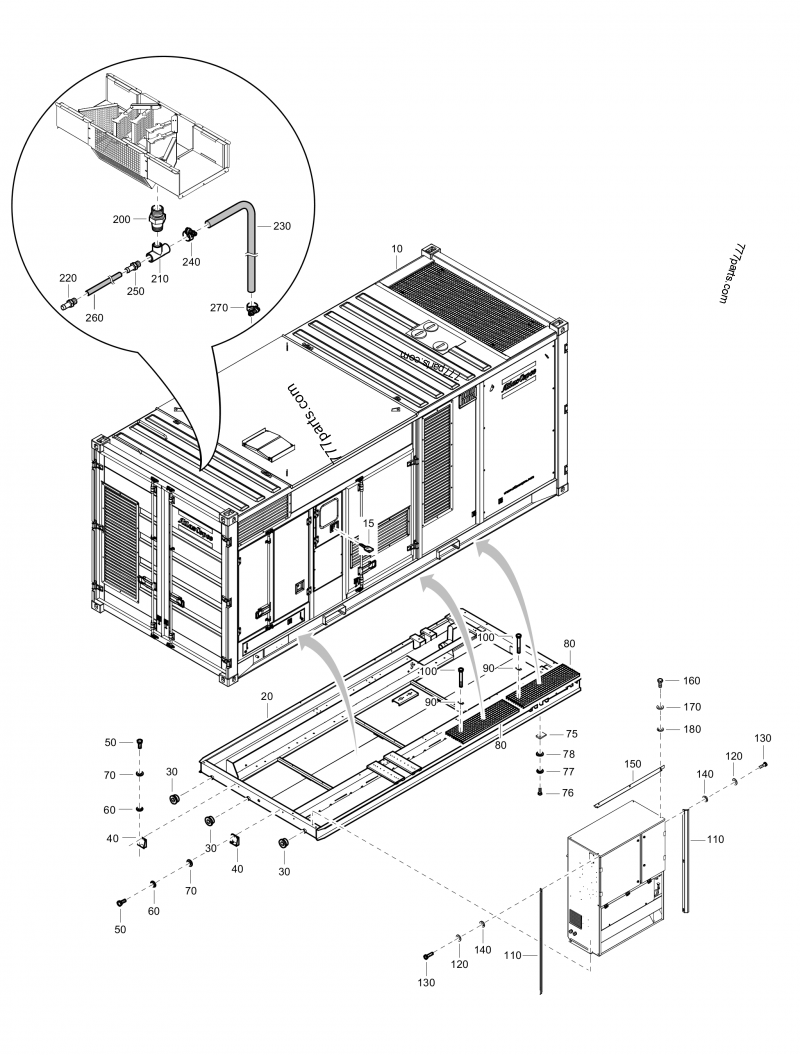 1636002905 Bracket - Atlas Copco spare part | 777parts.com