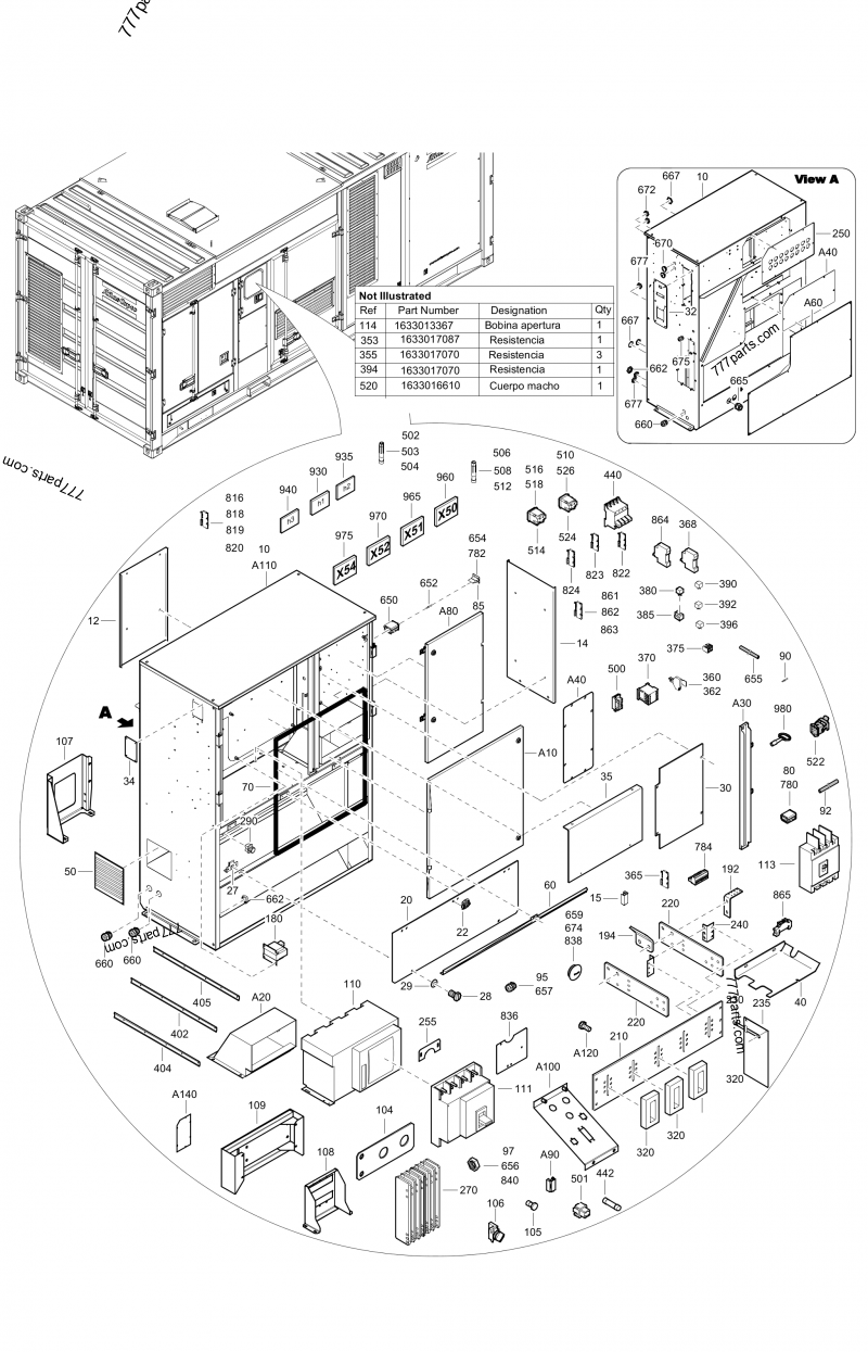 1626572800 Bracket - Atlas Copco spare part | 777parts.com