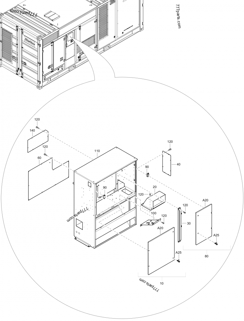 1626572800 Bracket - Atlas Copco spare part | 777parts.com