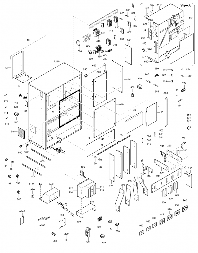 1626797300 Cubicle - Atlas Copco spare part | 777parts.com
