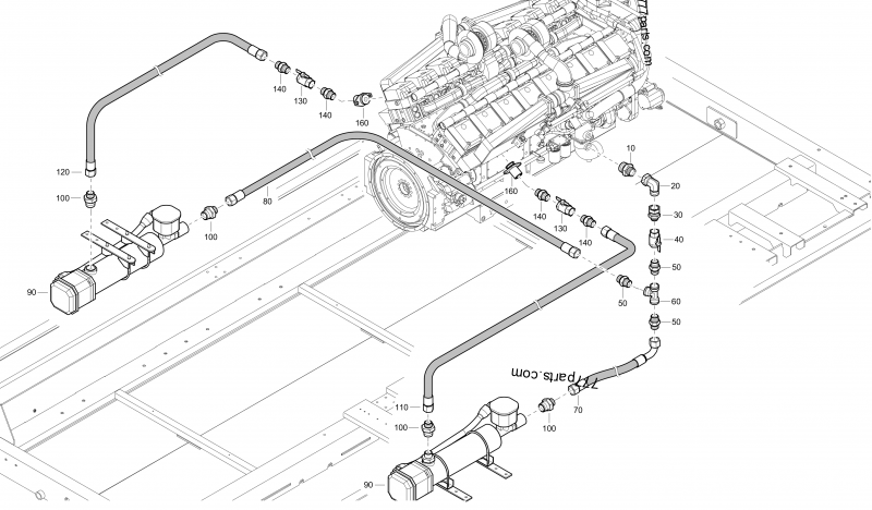 1636004119 Hose - Atlas Copco spare part | 777parts.com