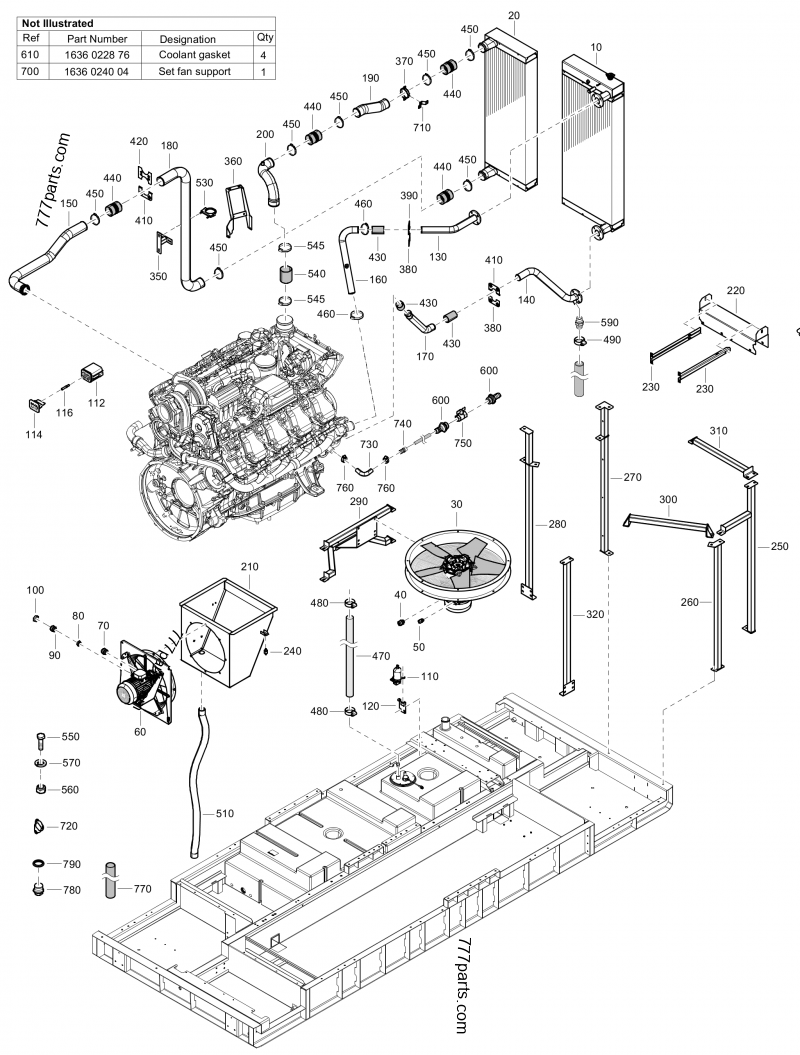 1636019363 Bracket - Atlas Copco spare part | 777parts.com