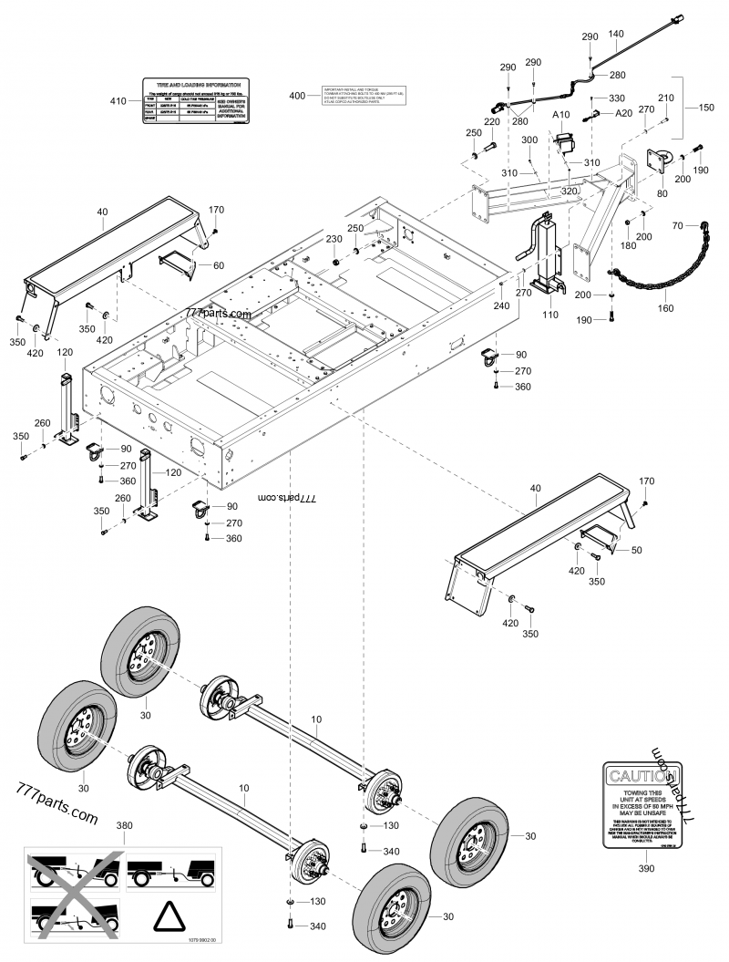1310947220 Wire harness:rl eb towbr qas70 - Atlas Copco spare part ...