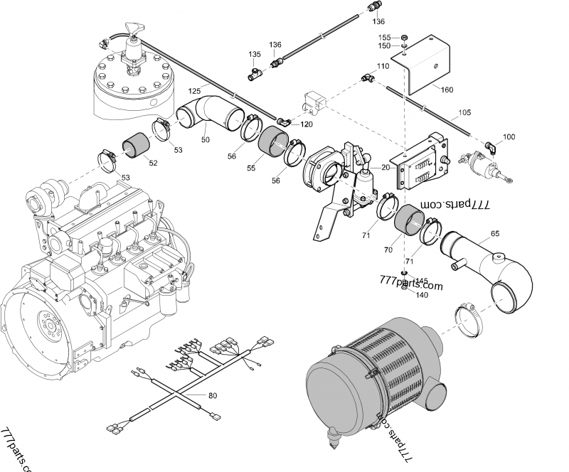 0347613100 Hose clamp - Atlas Copco spare part | 777parts.com