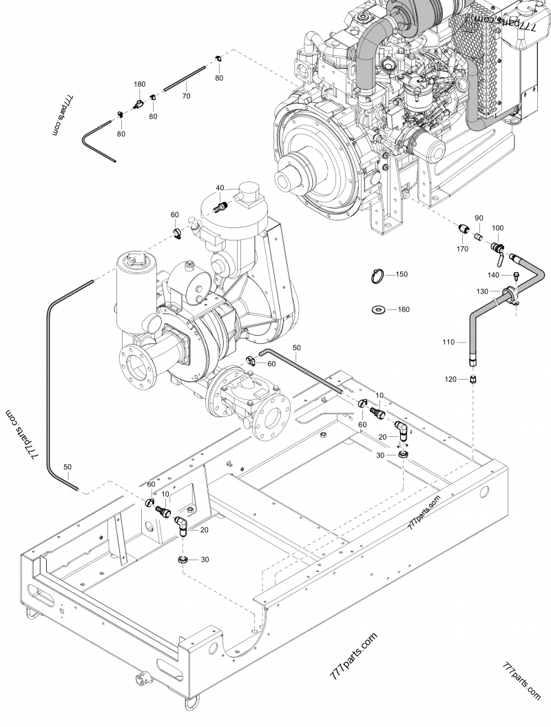 1310600471 Hose assembly - Atlas Copco spare part | 777parts.com