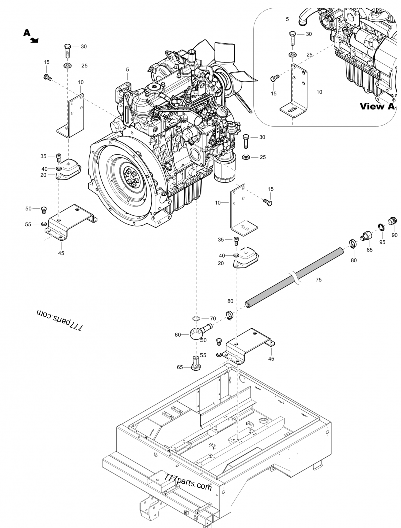 V4 Engine Diagram