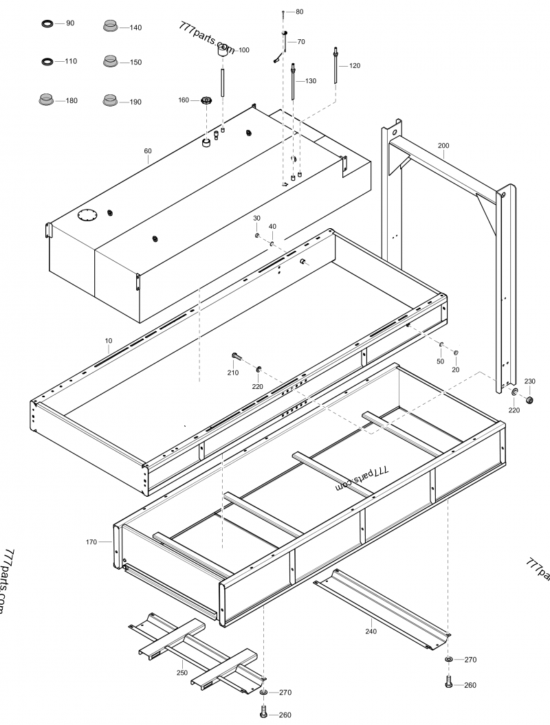 1633035589 Frame - Atlas Copco spare part | 777parts.com