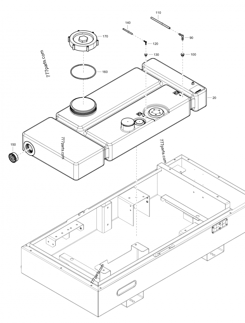 0070600215 Plastic tube - Atlas Copco spare part | 777parts.com