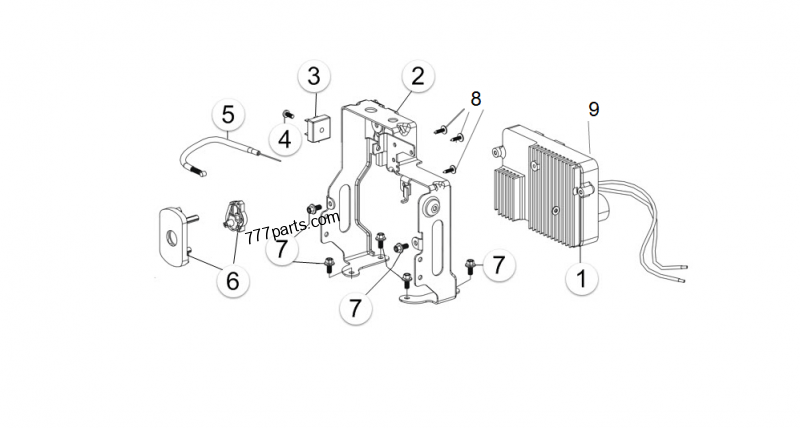 1636302471 Inverter mounting bracket - Atlas Copco spare part ...