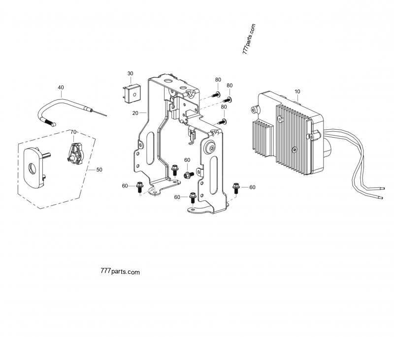 1636302471 Inverter mounting bracket - Atlas Copco spare part ...