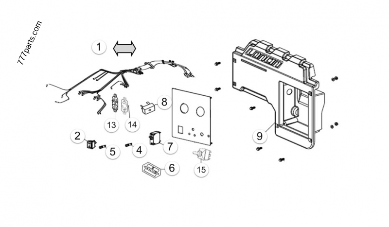 1636302329 Panel bed - Atlas Copco spare part | 777parts.com